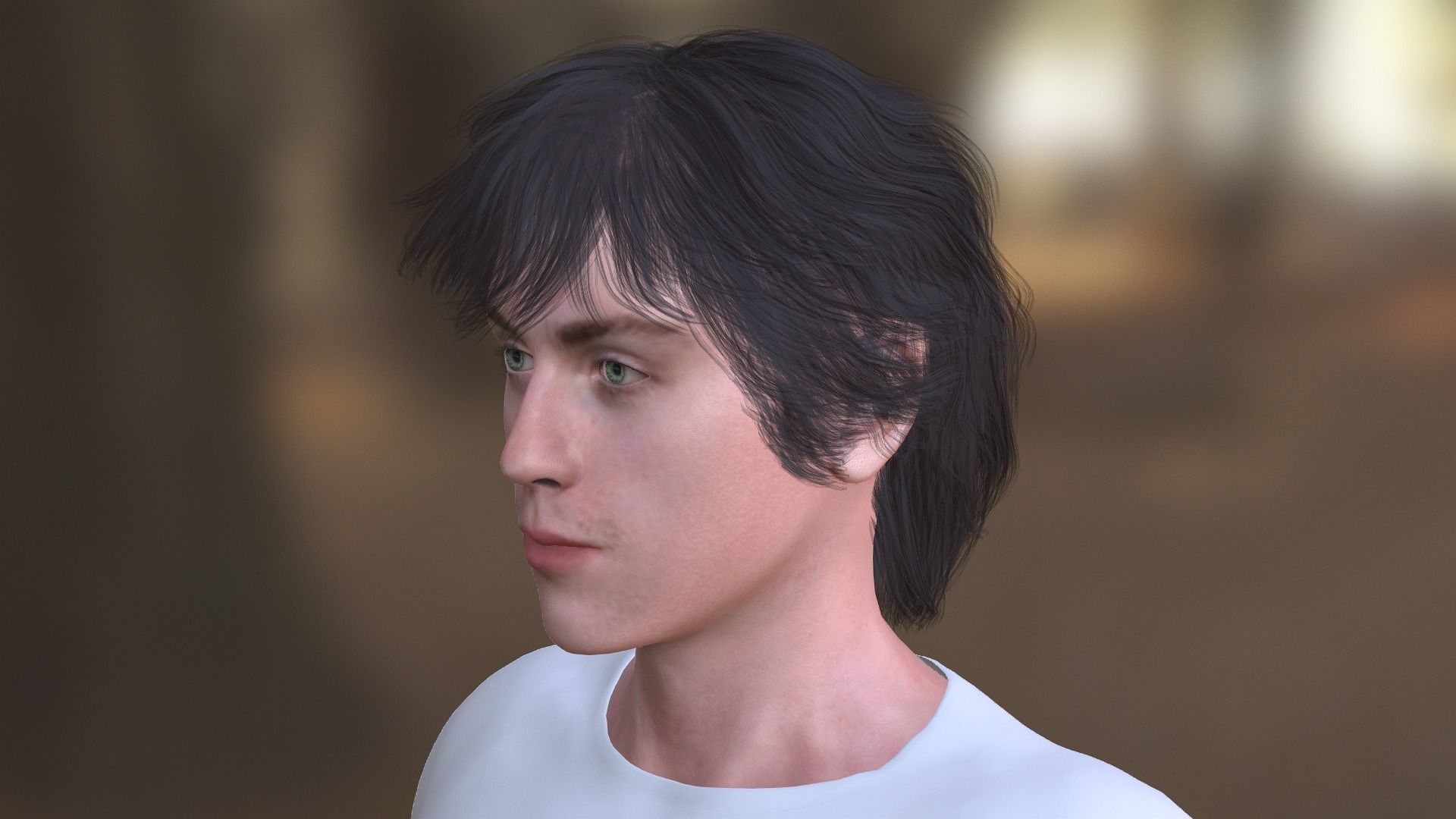 3D model Young Aaron Taylor VR / AR / low-poly | CGTrader