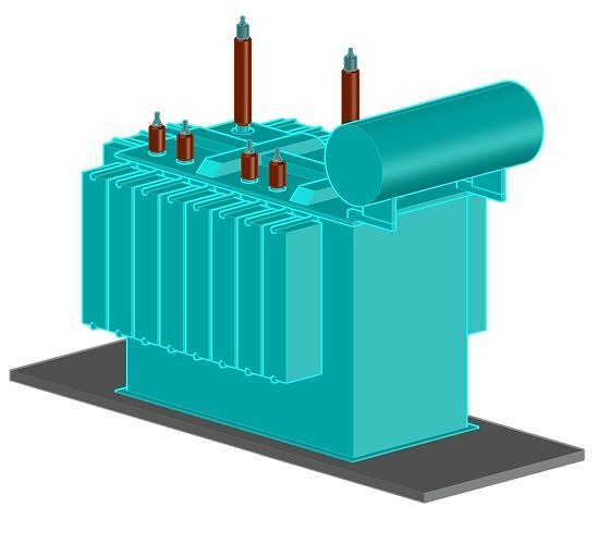Power Transformer 3D model 3D printable | CGTrader