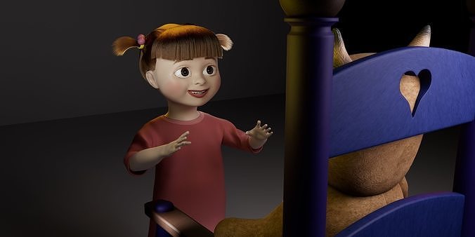 Bu from Corporation of Monsters 3D model | CGTrader