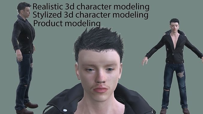 3D model David james VR / AR / low-poly | CGTrader