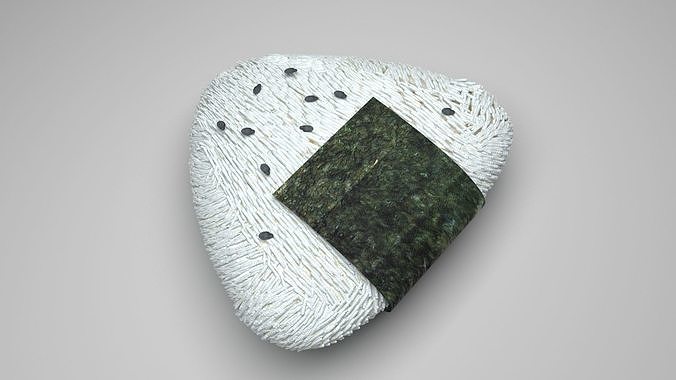 Onigiri 3D model | CGTrader
