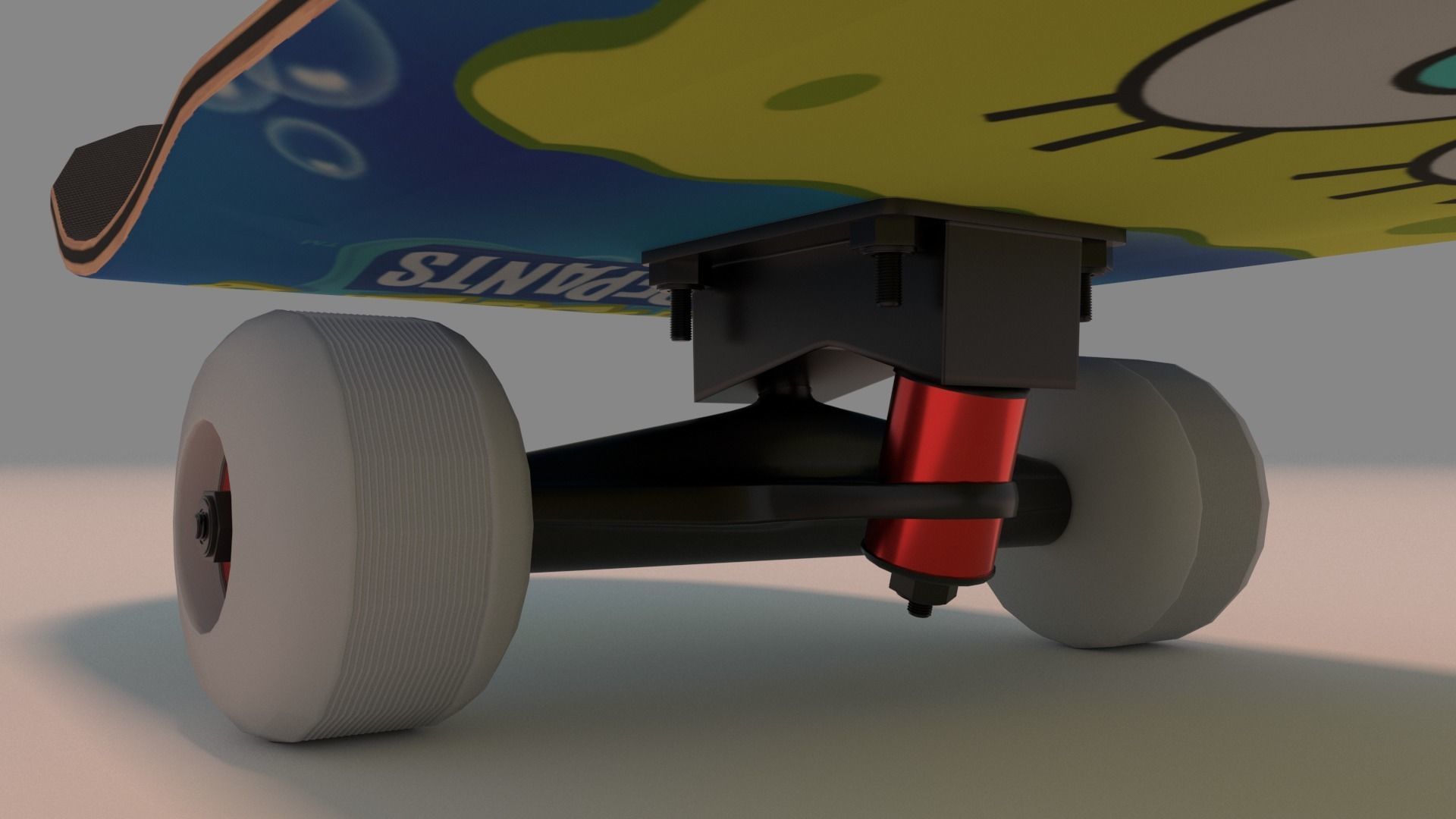 Spongebob SquarePants Skateboard 3D model | CGTrader