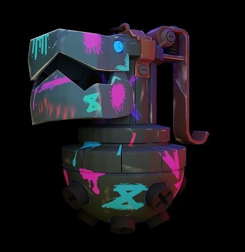 3D model JInx Bomb VR / AR / low-poly | CGTrader