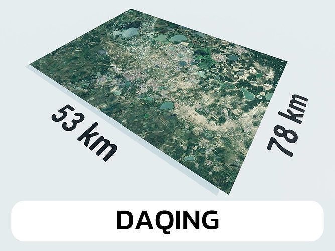 Daqing China City Landscape 3D Model 3D model | CGTrader