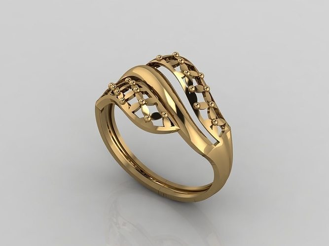 Women Plain Ring Ready STL 3DM Models Womens Rings 3D models 3D model ...