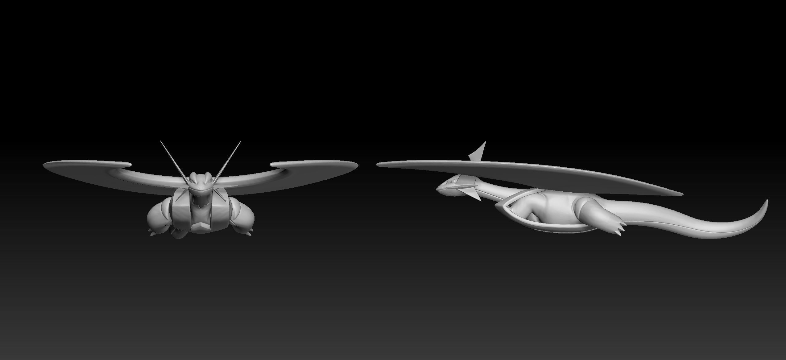 Pokemon Salamence Mega Evolution 3D model 3D printable | CGTrader