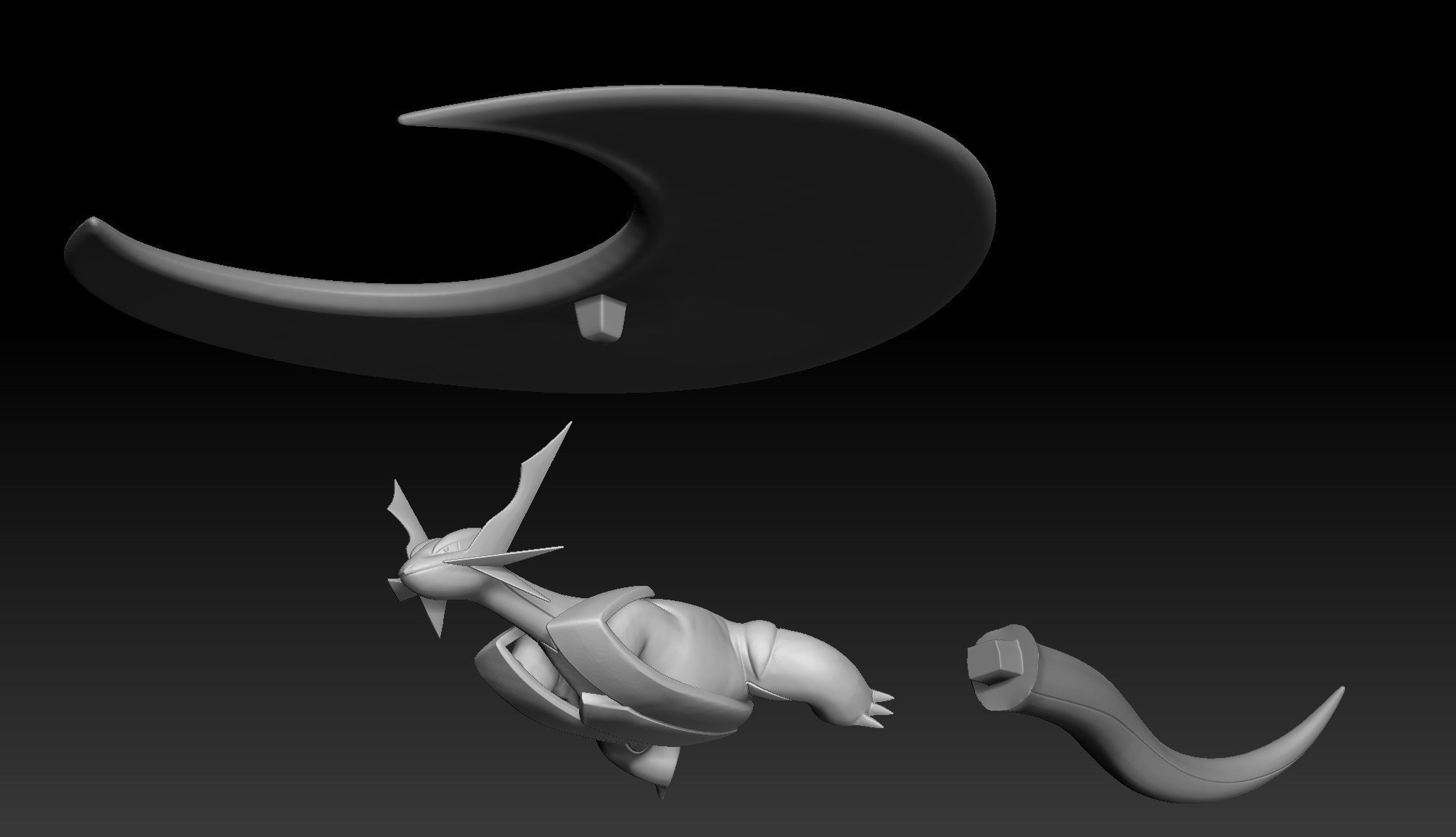 Pokemon Salamence Mega Evolution 3D model 3D printable | CGTrader
