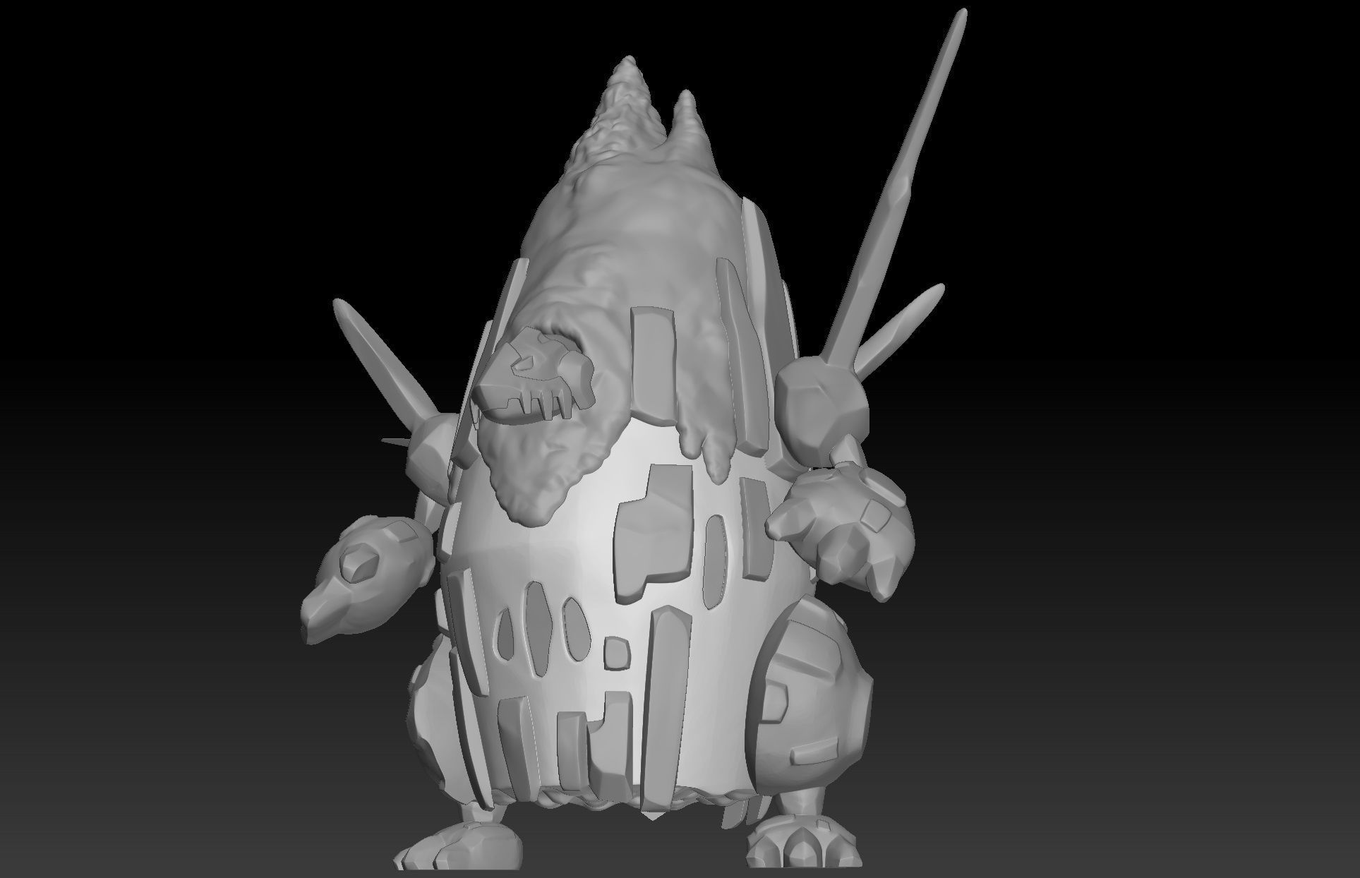 Pokemon Gigantamax Coalossal 3D model 3D printable | CGTrader