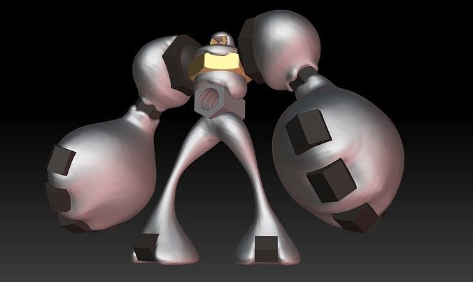 Pokemon Gigantamax Melmetal 3D model 3D printable | CGTrader