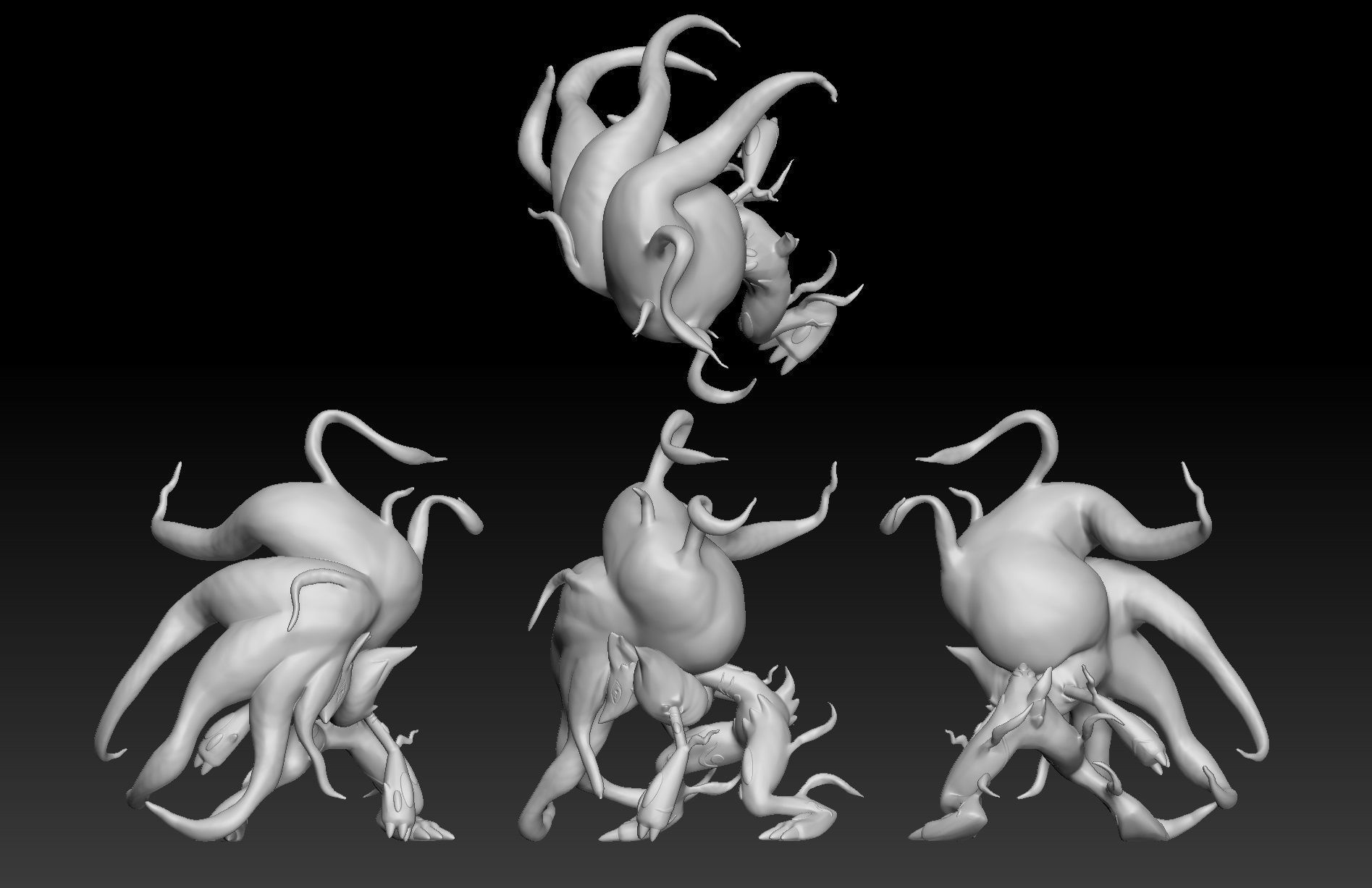 Pokemon Hisuian Zorua Zoroark 3D model 3D printable | CGTrader