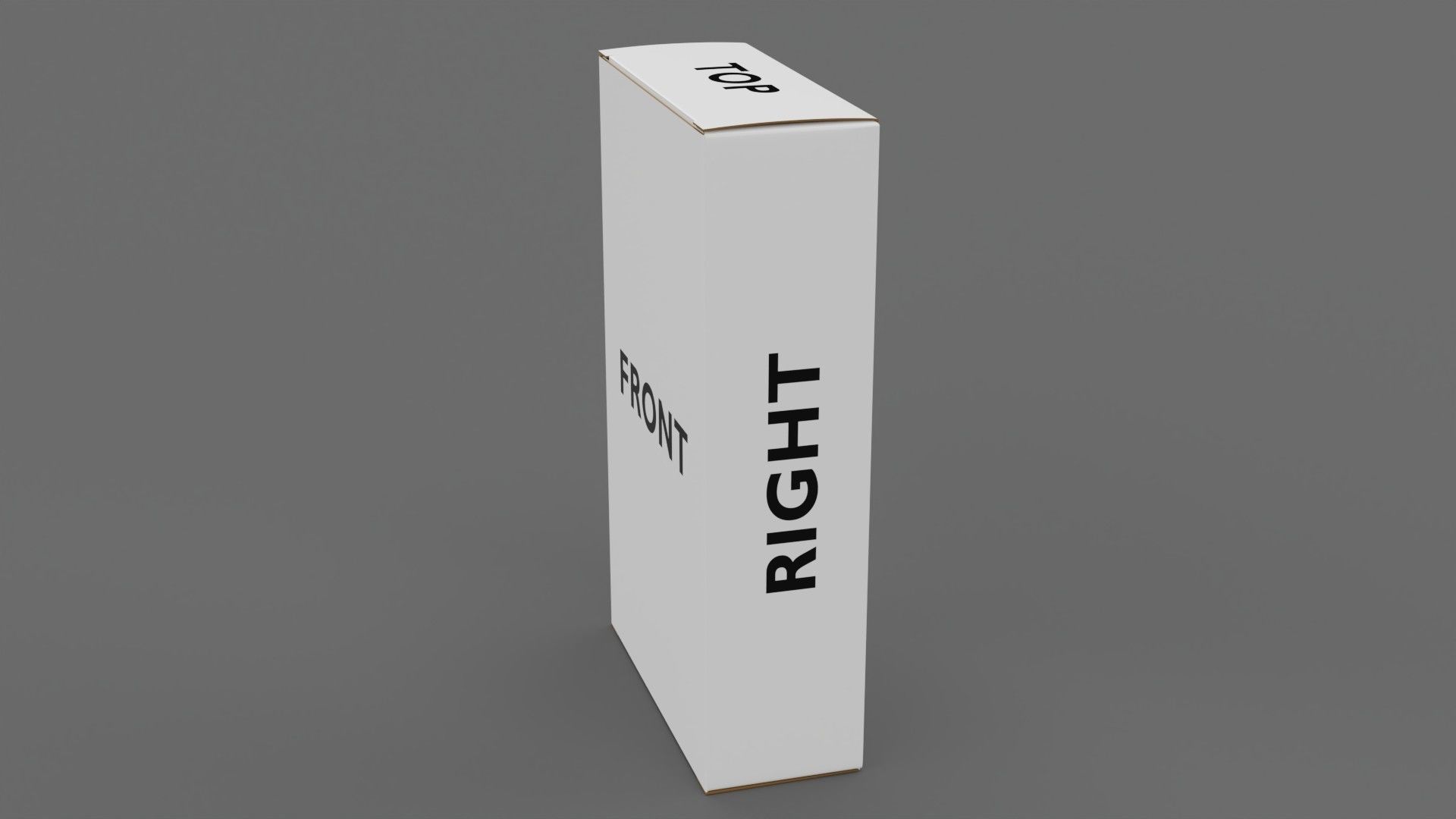 3D model Empty packages cardboard pills box VR / AR / low-poly | CGTrader