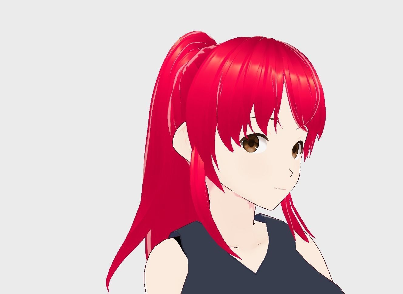 3D model Anime Girl Vrchat 3D model VR / AR / low-poly | CGTrader