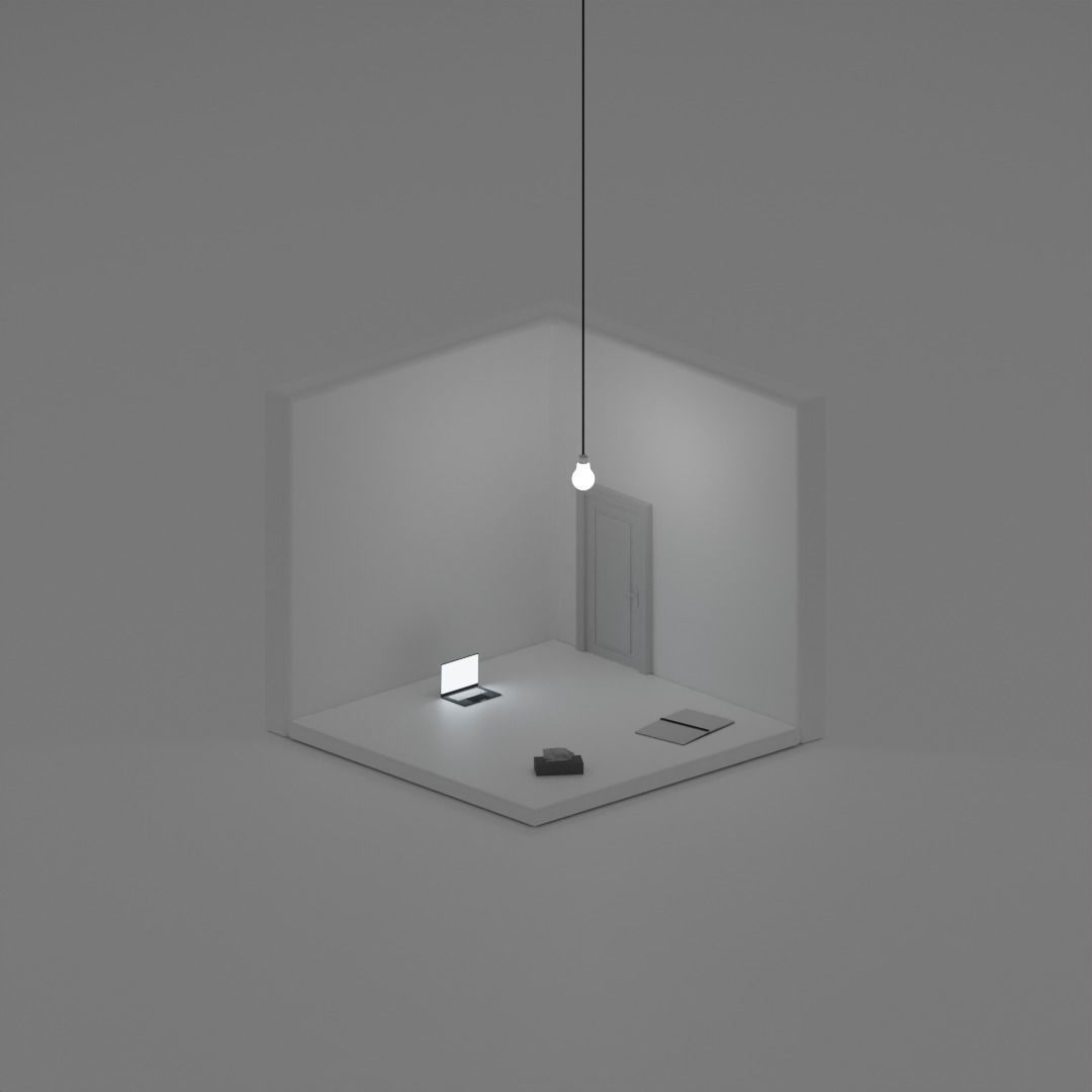 Omori White Space free VR / AR / low-poly 3D model 3D printable | CGTrader