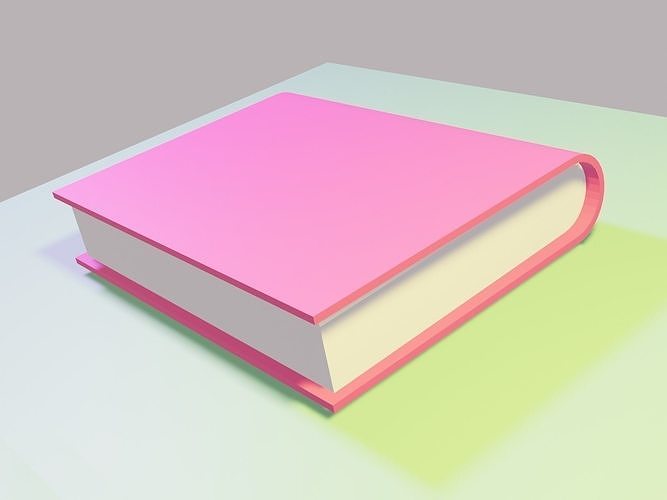 3D model 3D book VR / AR / low-poly | CGTrader