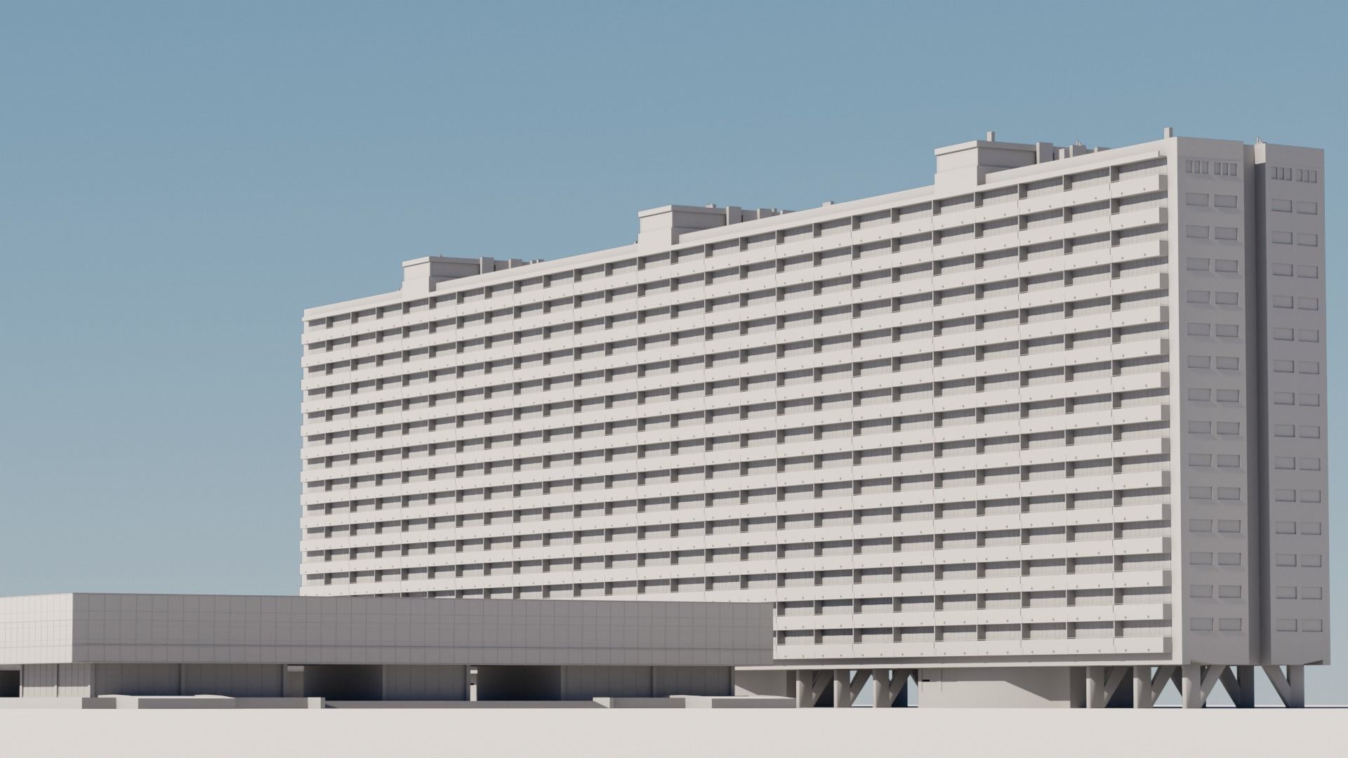 Eastern European Building 006 free VR / AR / low-poly 3D model | CGTrader