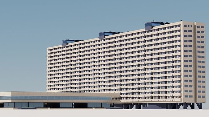 Eastern European Building 006 free VR / AR / low-poly 3D model | CGTrader