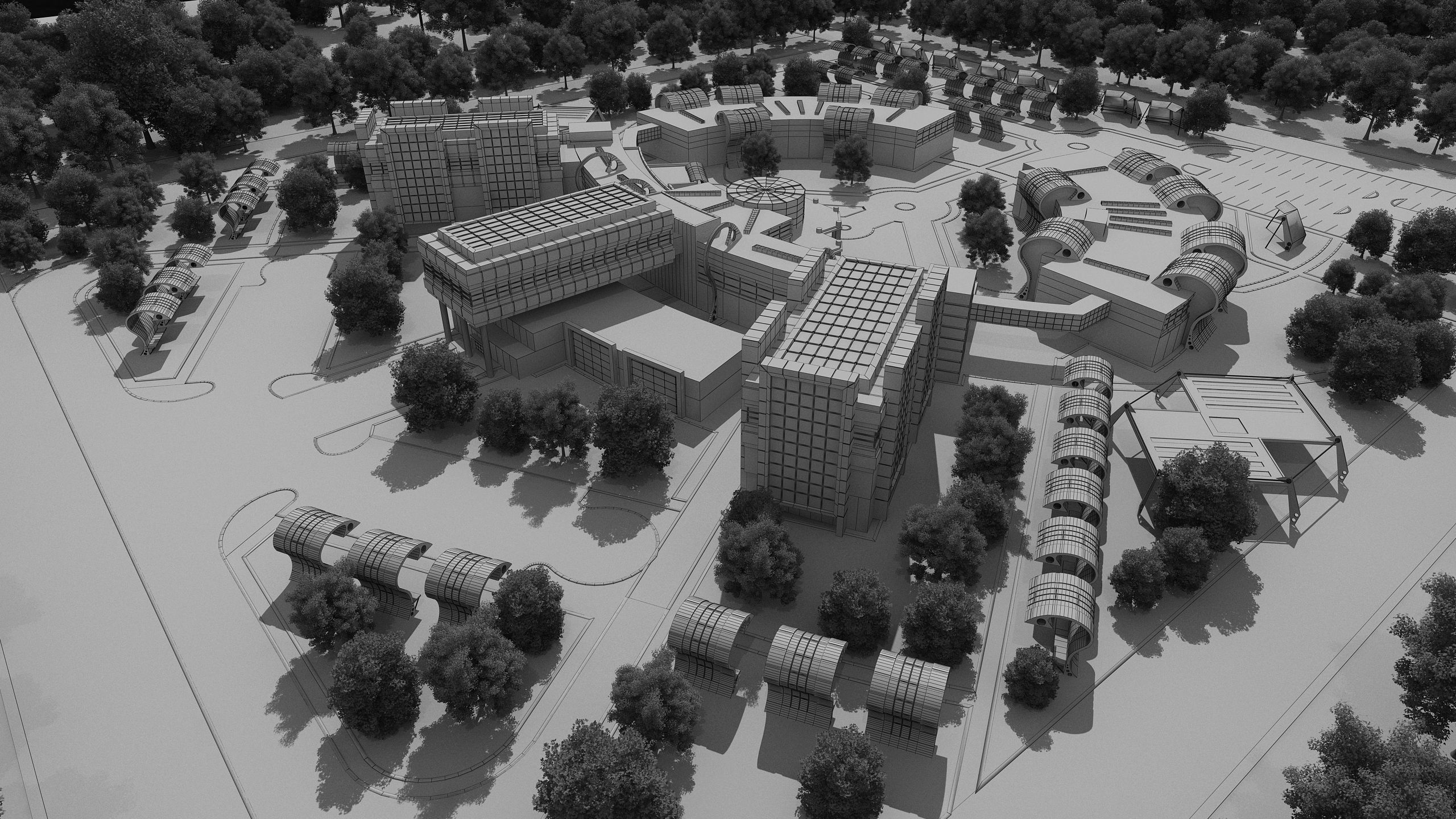 0131 - Hospital Architecture Project 3D model | CGTrader