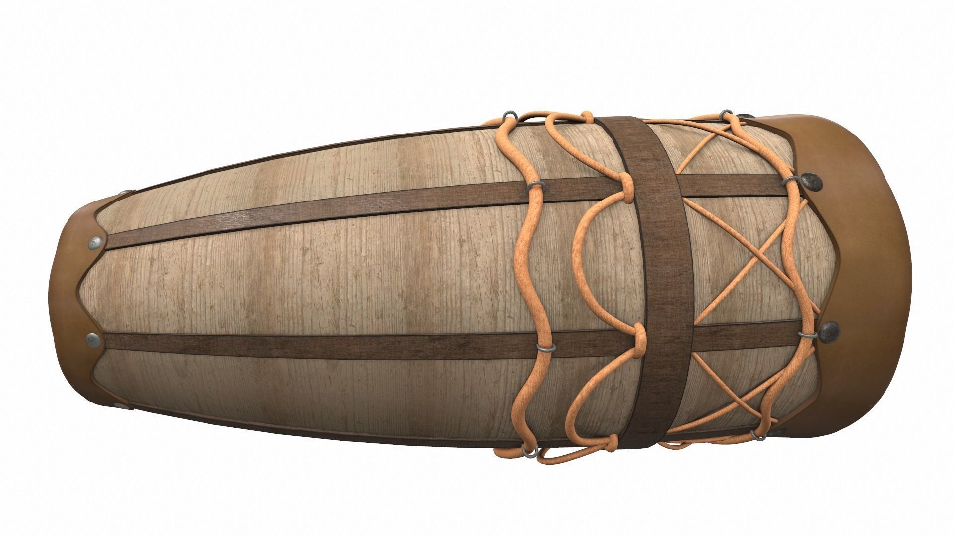 Decorated drum 3D model | CGTrader