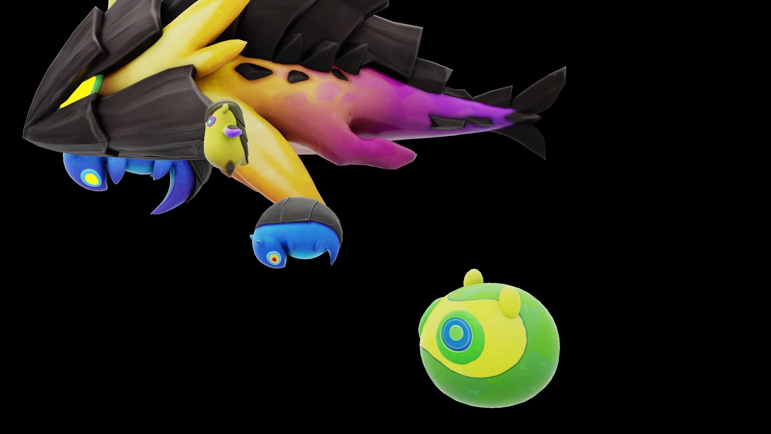 3D model Gekko from Valorant rigged with abilities VR / AR / low-poly ...