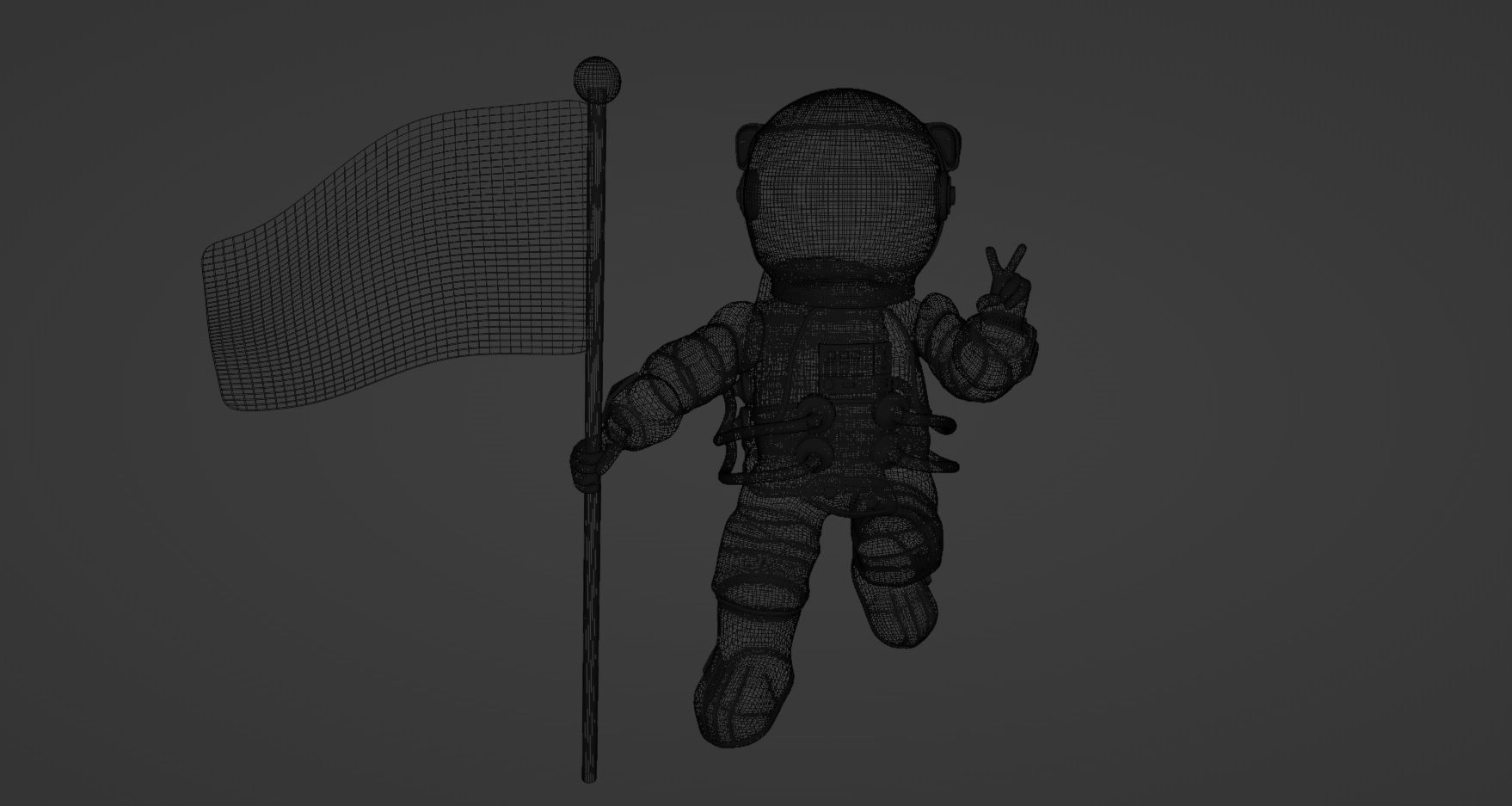 3D model Chibi Astronaut VR / AR / low-poly | CGTrader