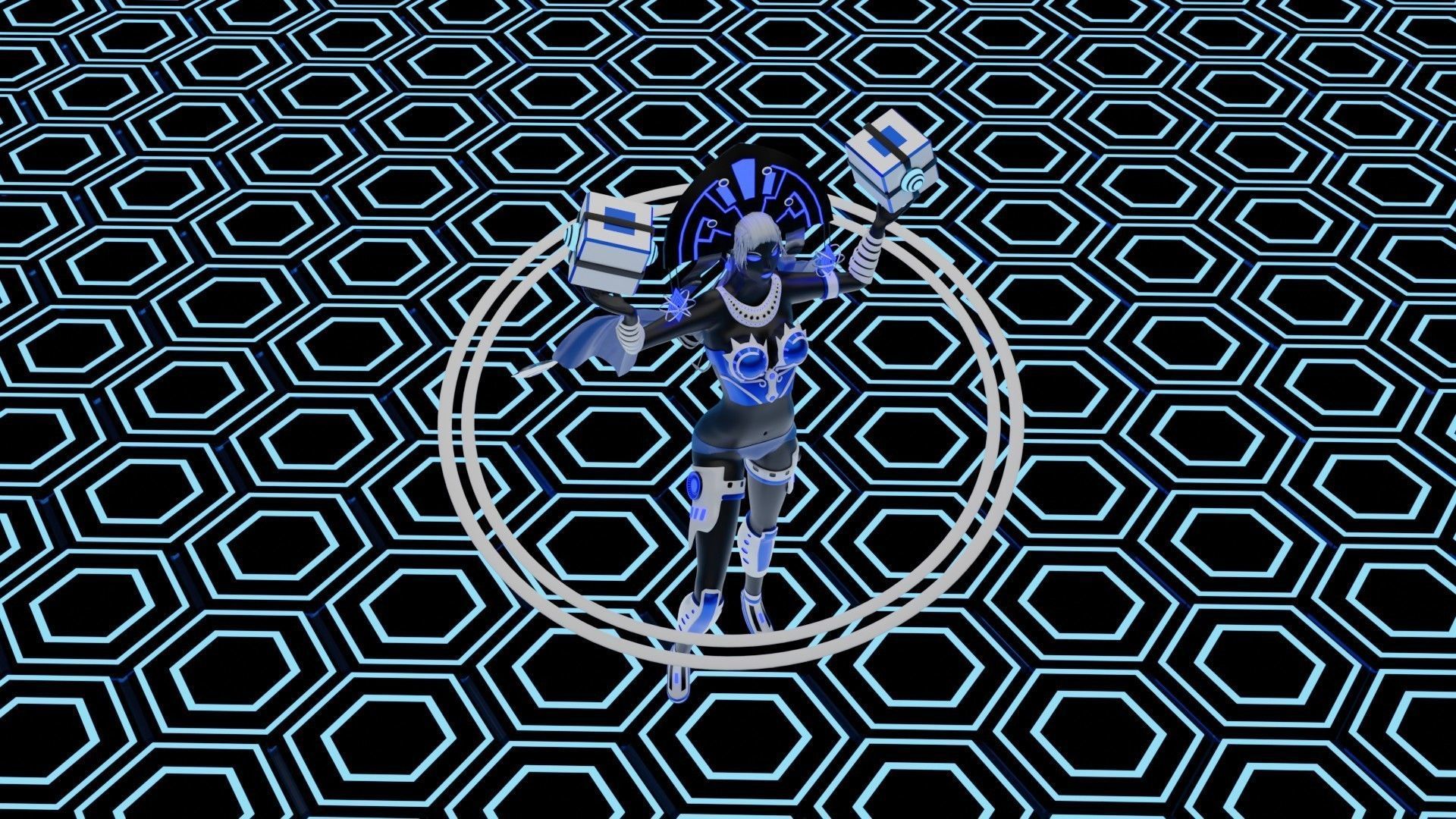 3D model Queen of Dimensions VR / AR / low-poly | CGTrader