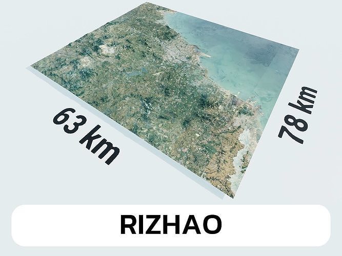 Rizhao China City Landscape 3D Model 3D model | CGTrader