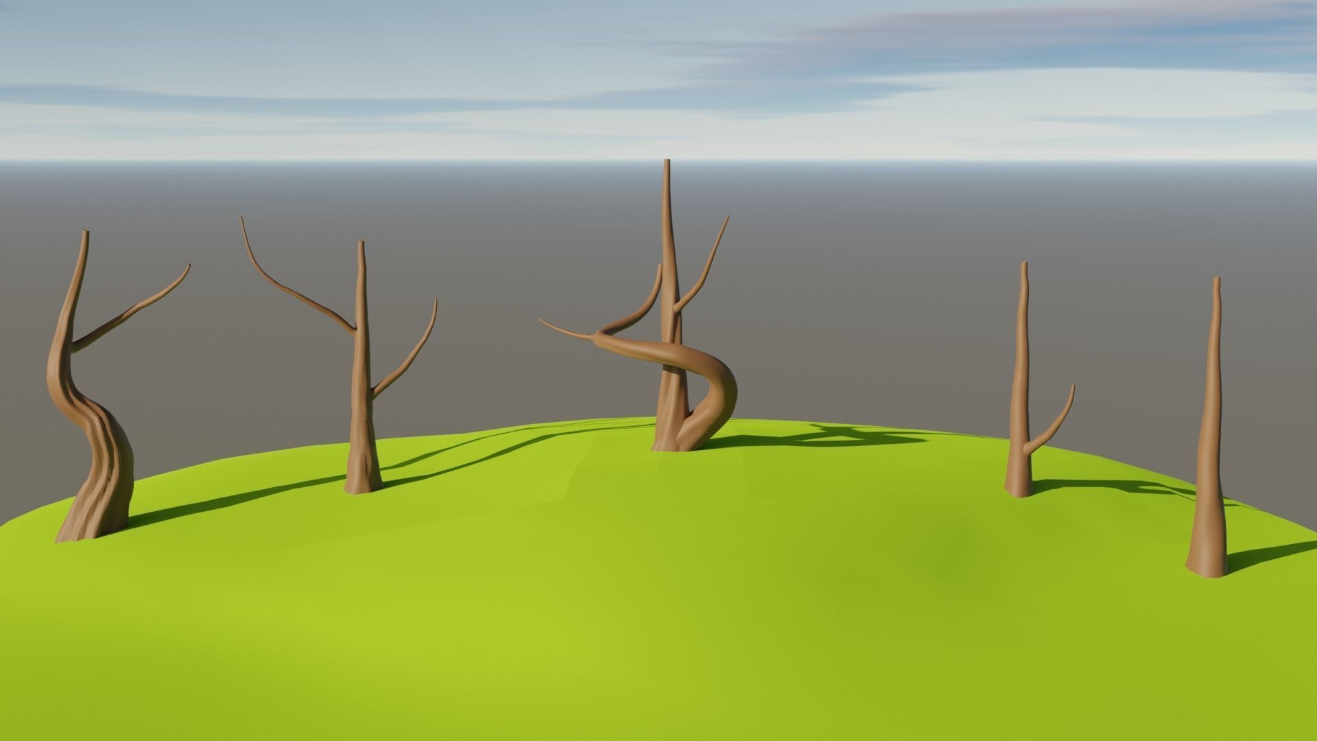 5 Stylized High Poly Trunk 3D model | CGTrader