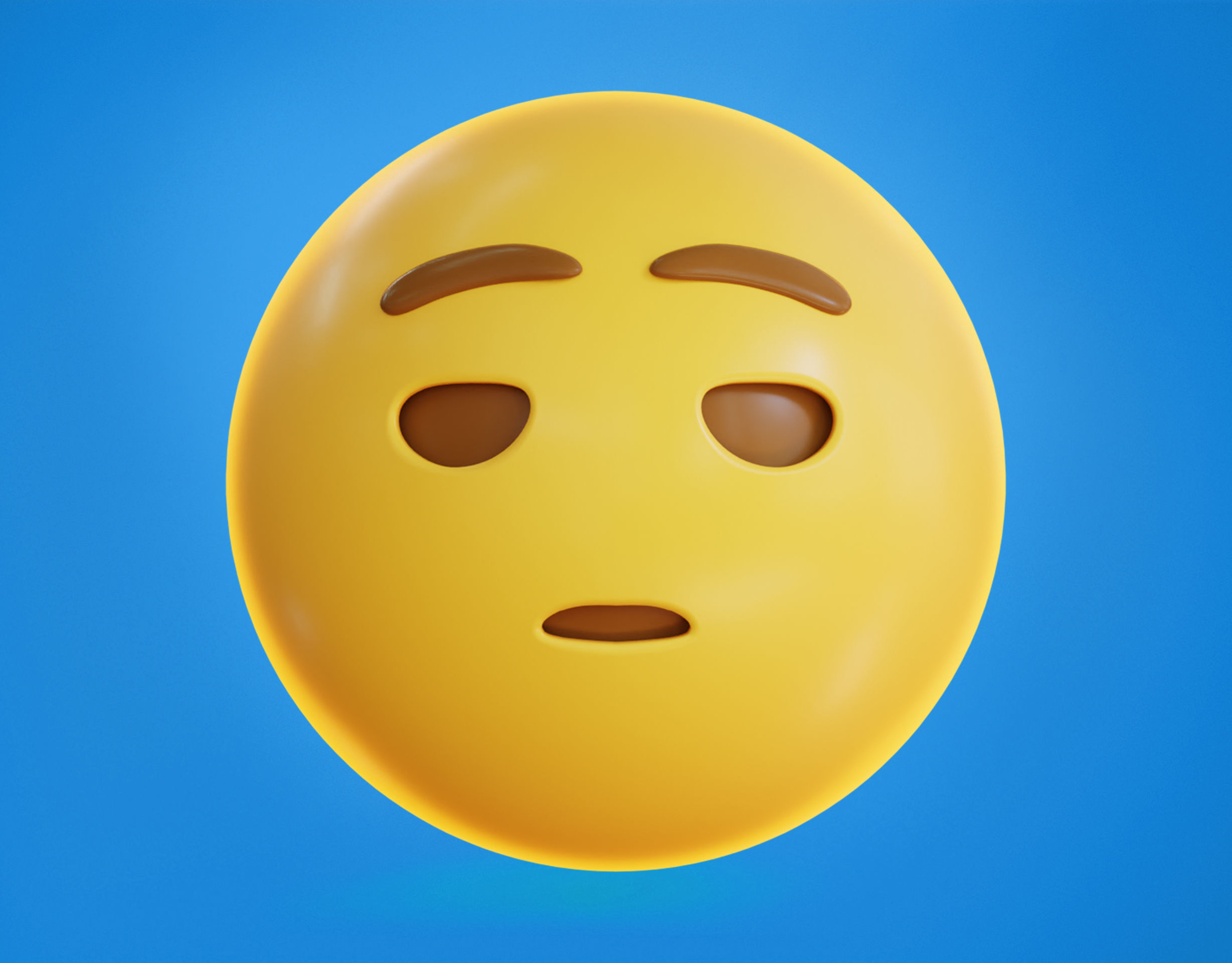3D model Sleepy face Animated Emoji VR / AR / low-poly | CGTrader
