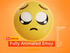 3D model Pleading Face Animated Emoji VR / AR / low-poly | CGTrader