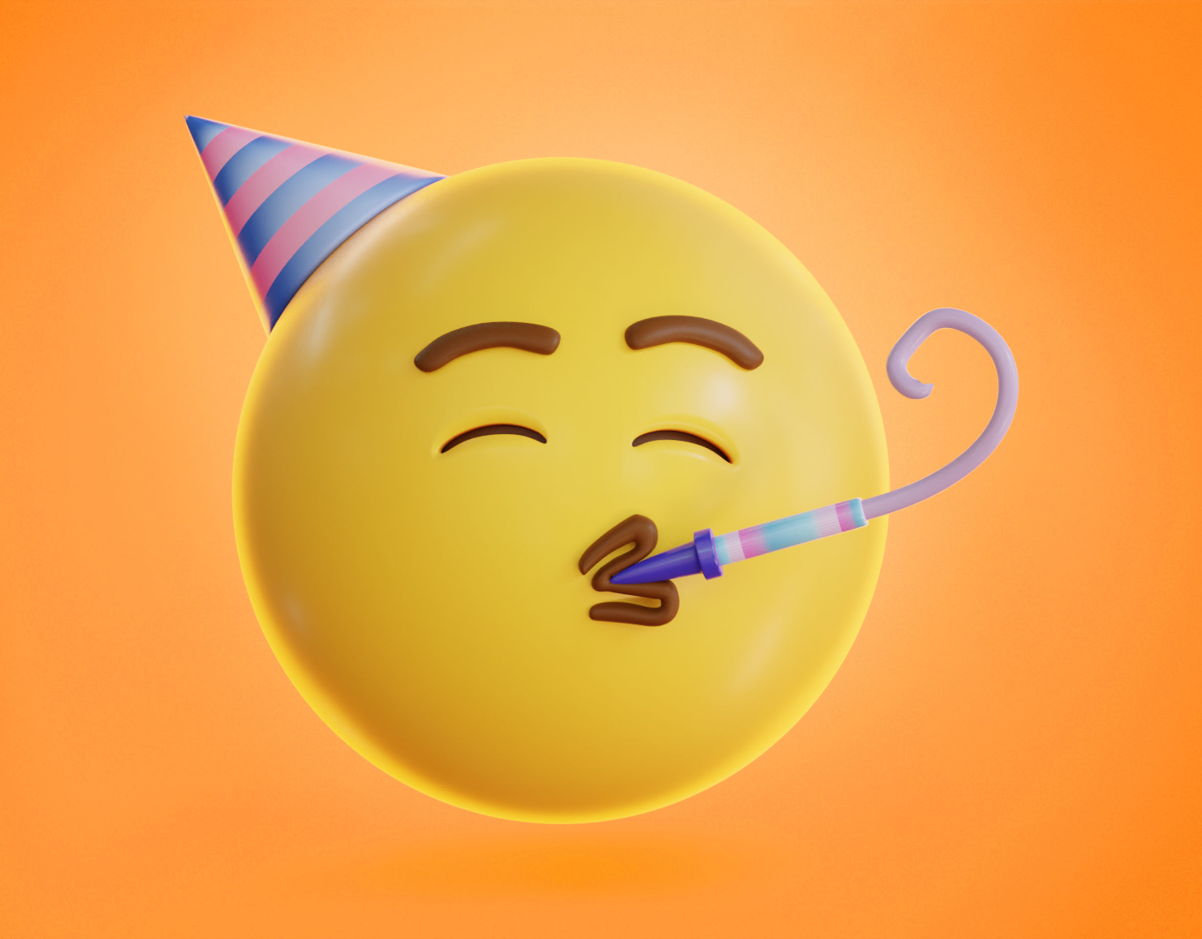 3D model Party Face Animated Emoji VR / AR / low-poly | CGTrader
