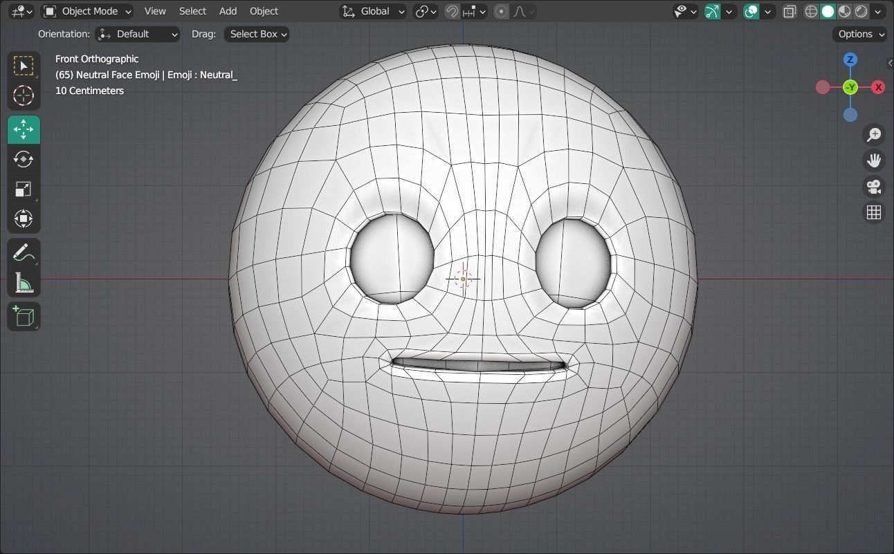3D model Neutral Face Animated Emoji VR / AR / low-poly | CGTrader