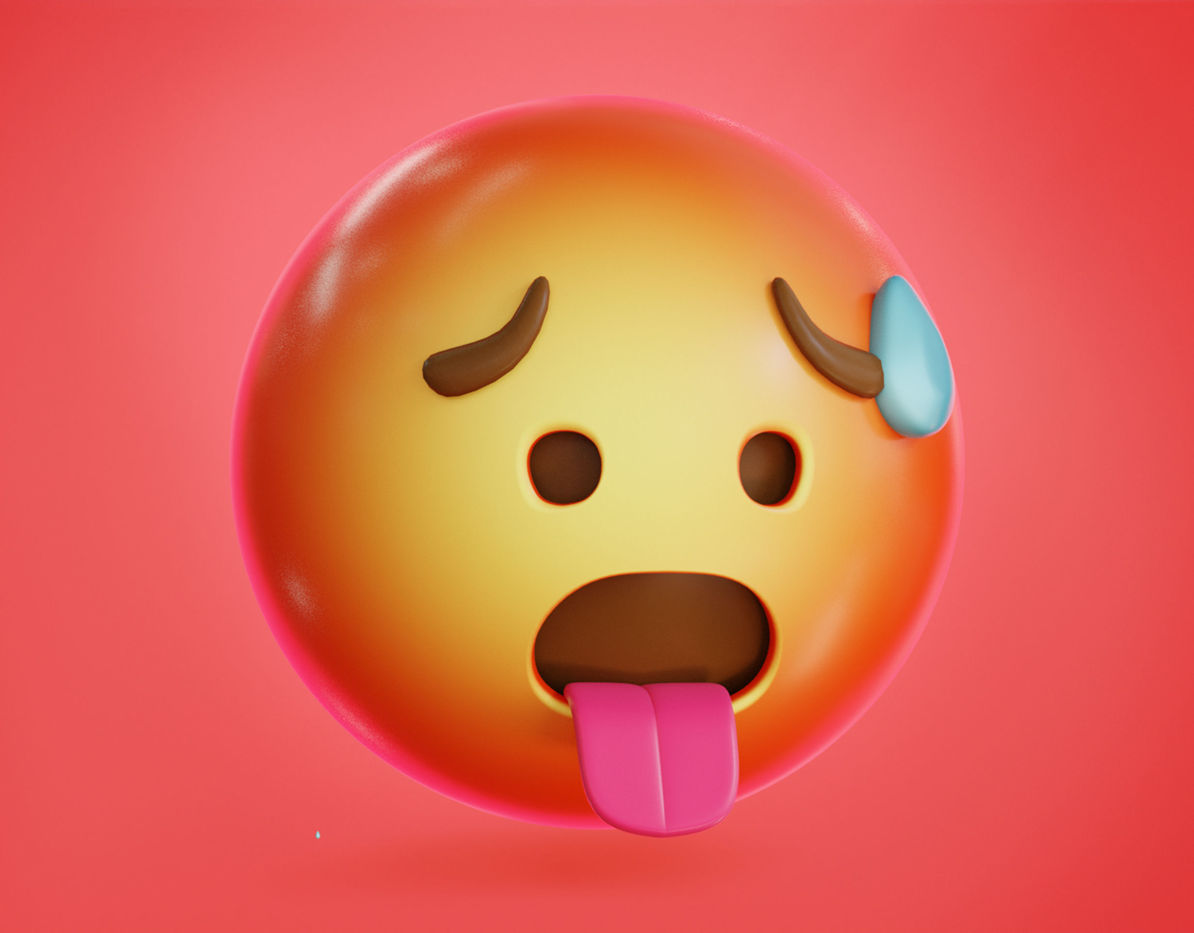 3D model Hot face Animated Emoji VR / AR / low-poly | CGTrader