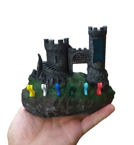 MEDIEVAL KEY HOLDER - PORTA LLAVES MEDIEVAL 3D model 3D printable ...