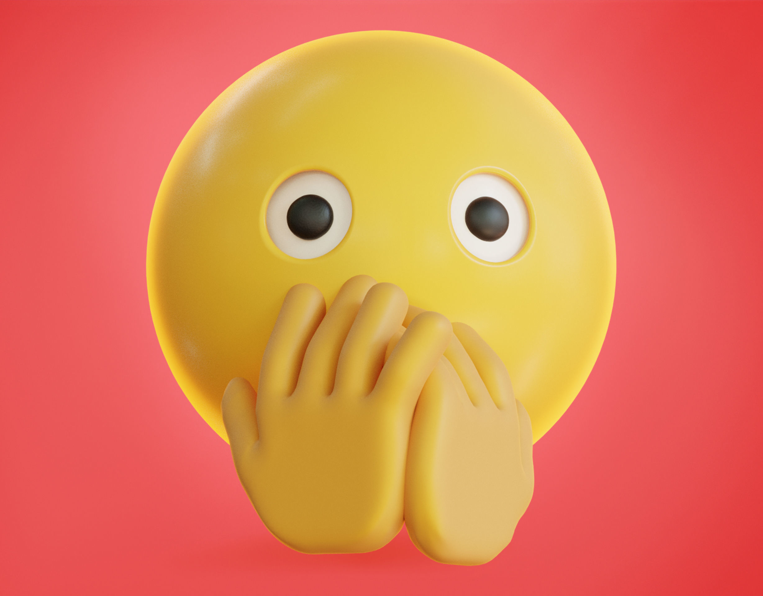3D model Face with Peeking Eye Animated Emoji VR / AR / low-poly | CGTrader