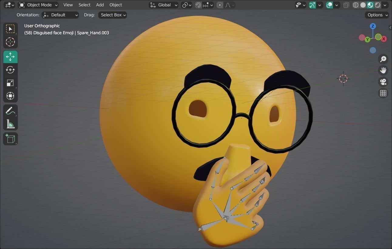 3D model Disguised face Animated Emoji VR / AR / low-poly | CGTrader