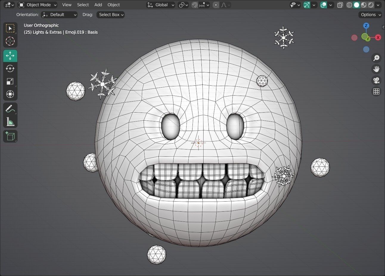 3D model Cold face Animated Emoji VR / AR / low-poly | CGTrader