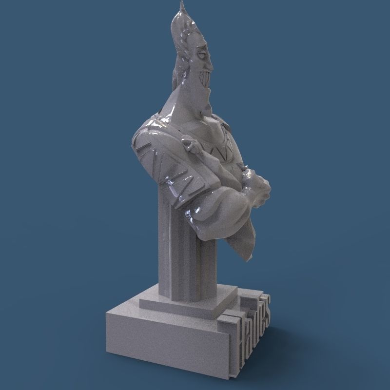 Hades Bust 3D model 3D printable | CGTrader