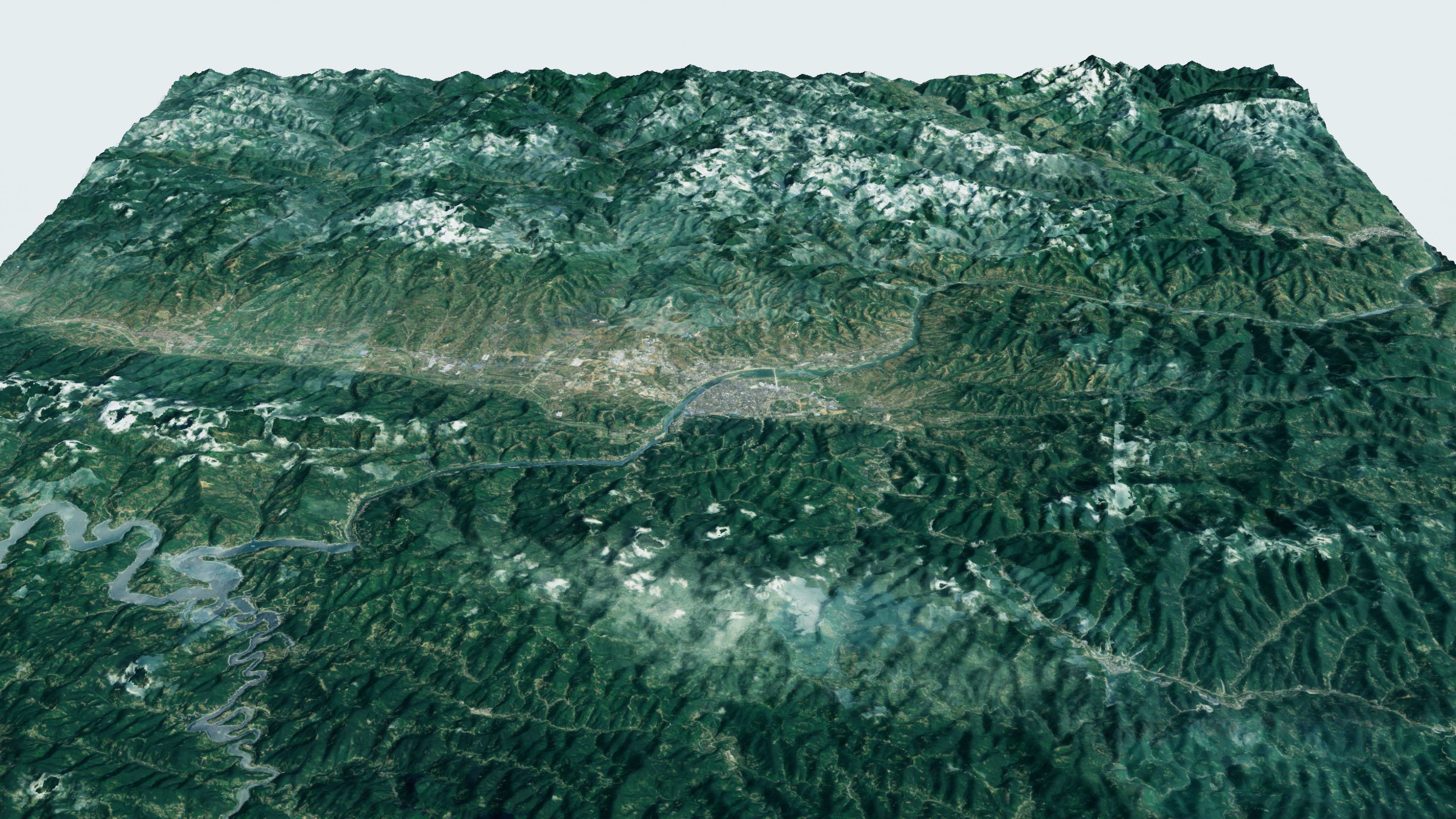 Ankang China City Landscape 3D Model 3D model | CGTrader