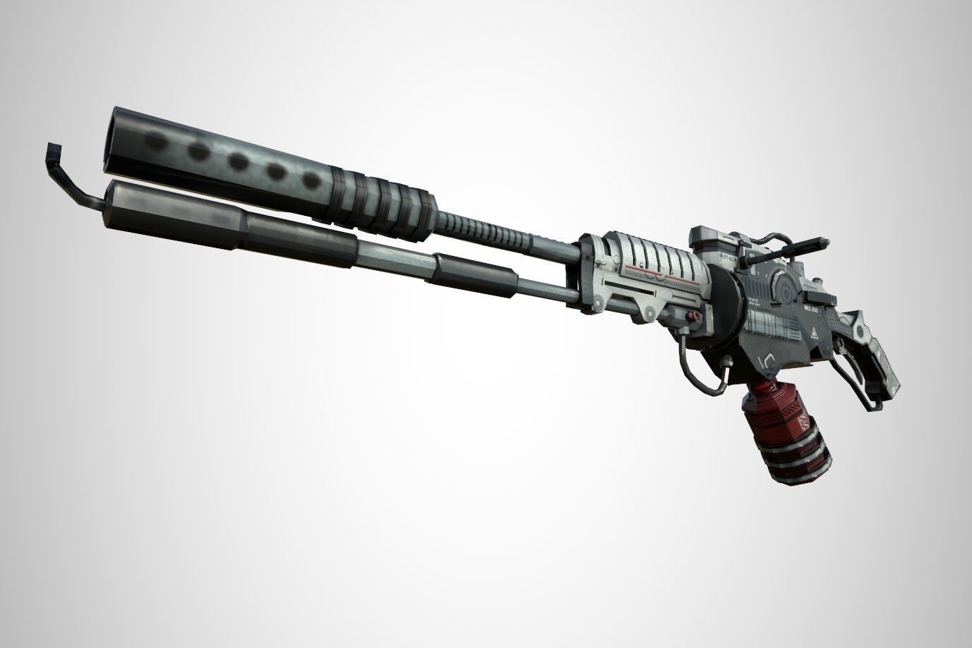 Gaming gun 3d model 3D model | CGTrader