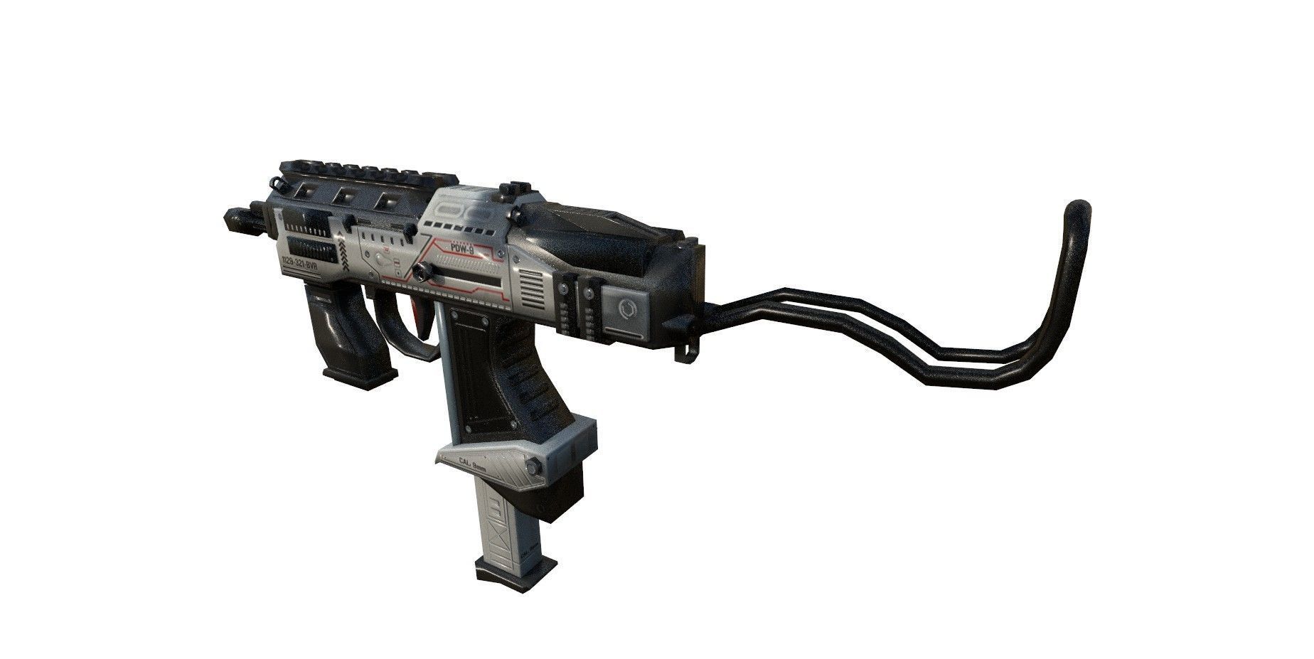 3d Gaming Gun Model 3D model | CGTrader