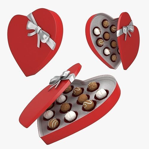 Heart Box 3D model | CGTrader