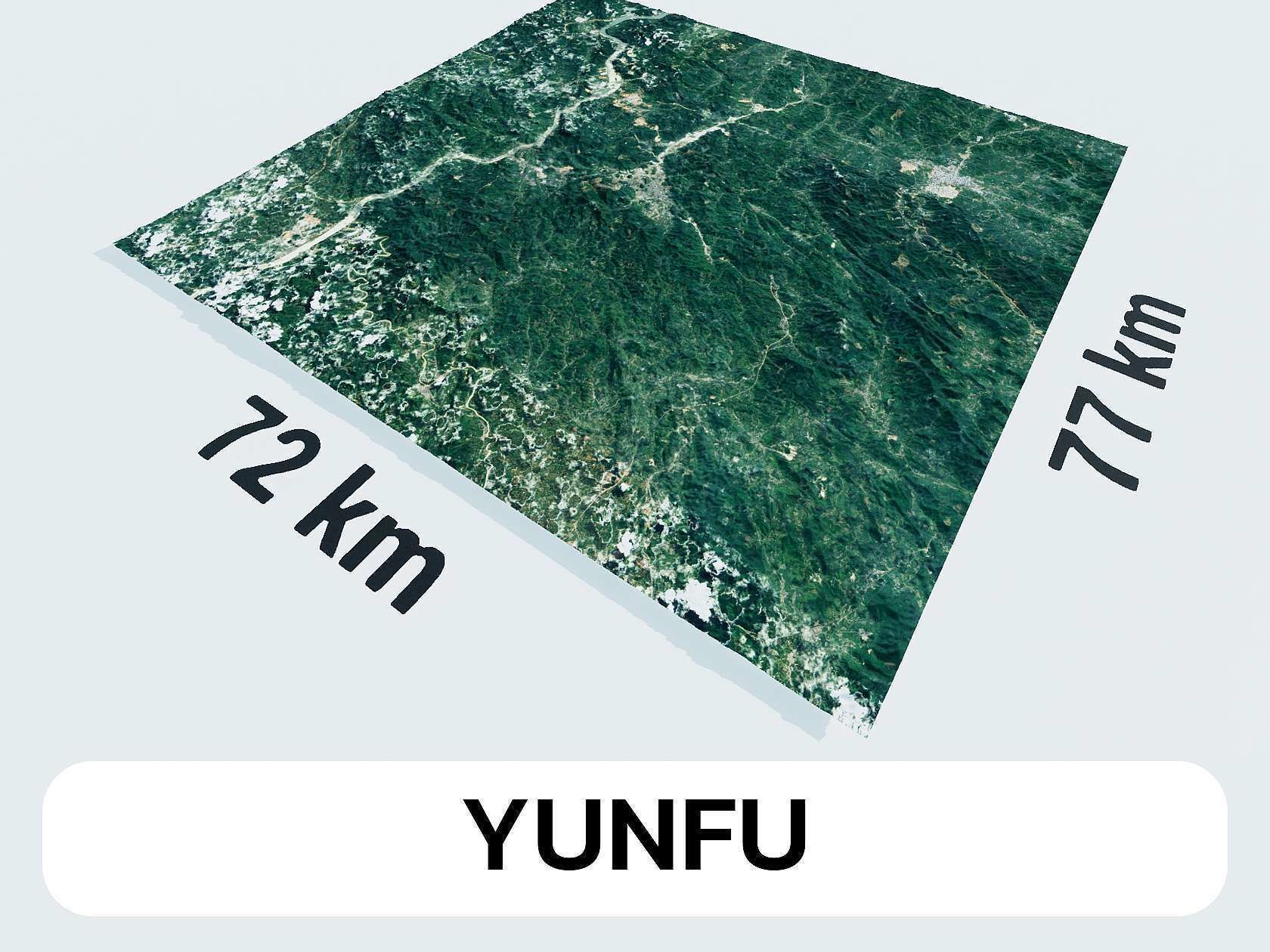 Yunfu China City Landscape 3D Model 3D model | CGTrader