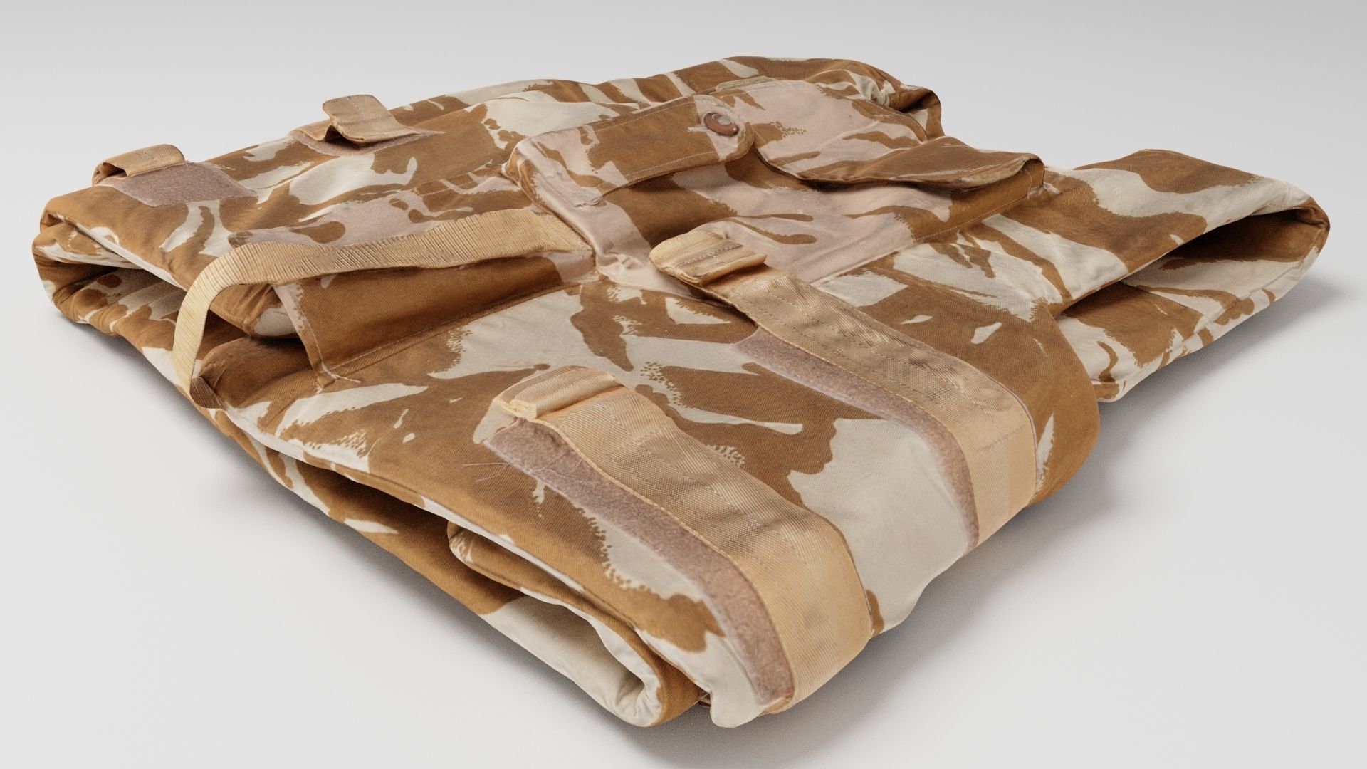 Military soft armour armor NATO vest camouflage uniform 3D model | CGTrader