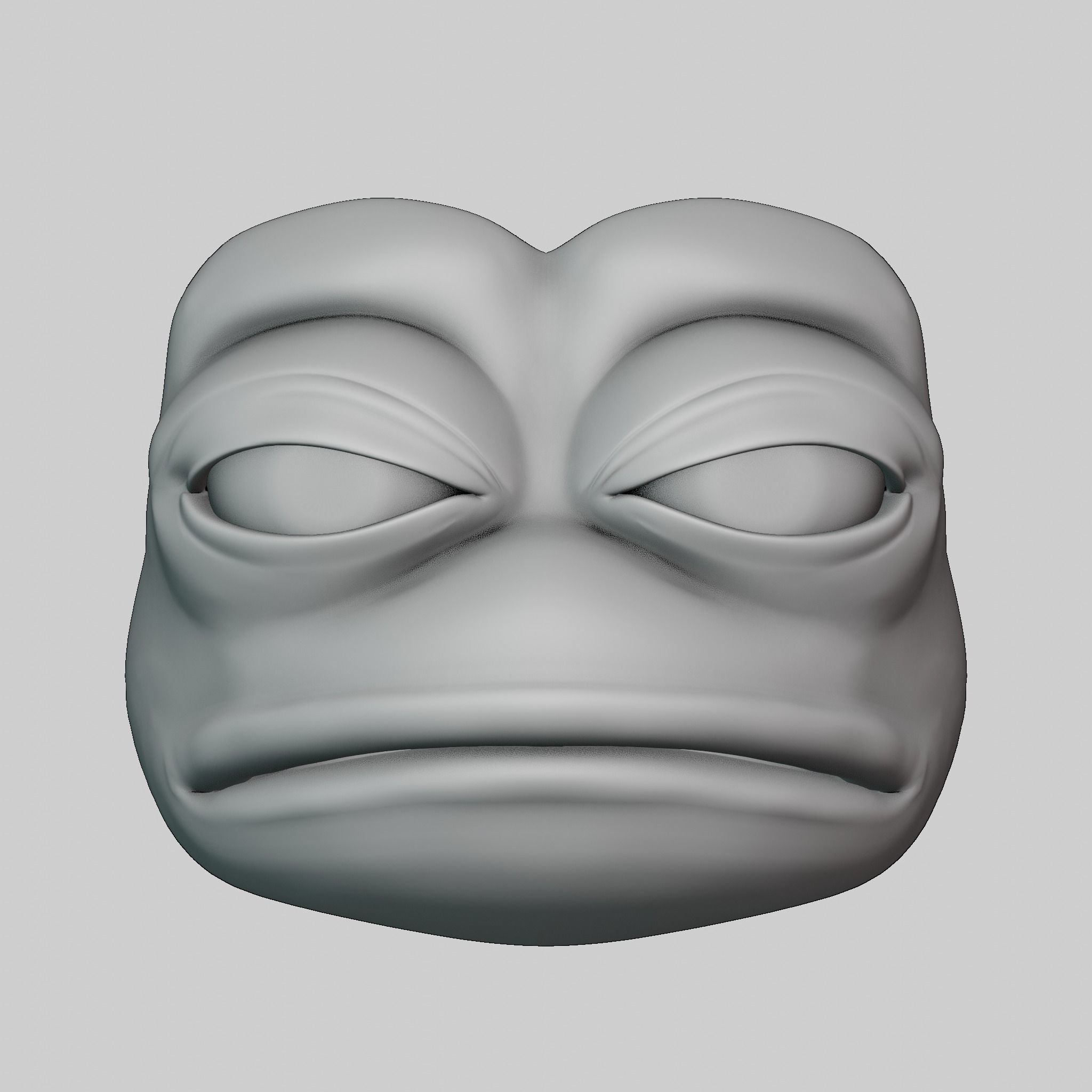 3D model Pepe the Frog Meme Bundle - 5 Ready Expressions Model VR / AR ...