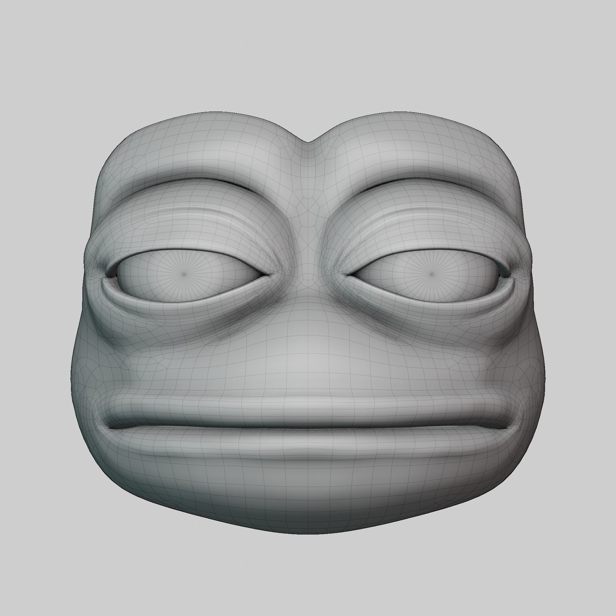 3D model Pepe the Frog Meme Bundle - 5 Ready Expressions Model VR / AR ...