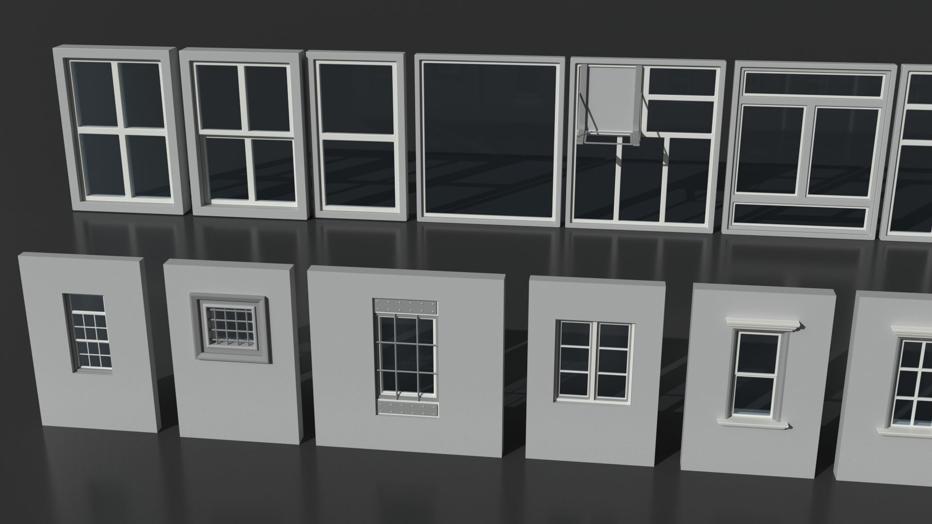 Windows Collection - 150 pieces 3D model | CGTrader