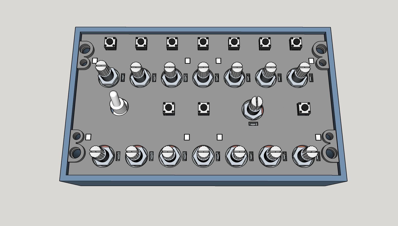 A320 ACP control panel 3D model 3D printable | CGTrader