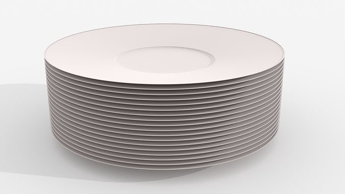 Set of 18 plates 3D model | CGTrader