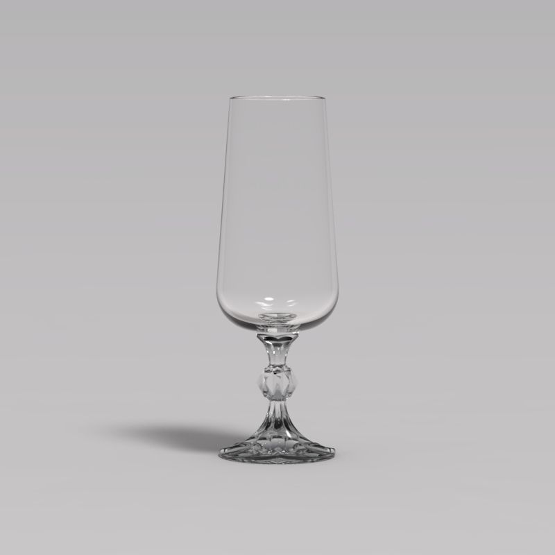 Champagne Glass - BOHEMIA Claudia 180 ml 3D model | CGTrader