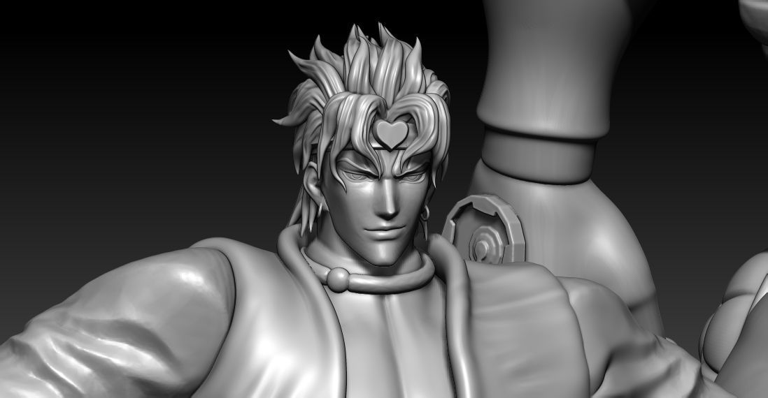 DIO BRANDO AND THE WORLD - JOJO BIZARRE ADVENTURE - 3D PRINT 3D model ...